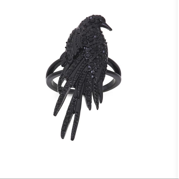 Simply Vera Vera Wang | Jewelry | Vera Wang Gothic Black Crow Ringnwt ...
